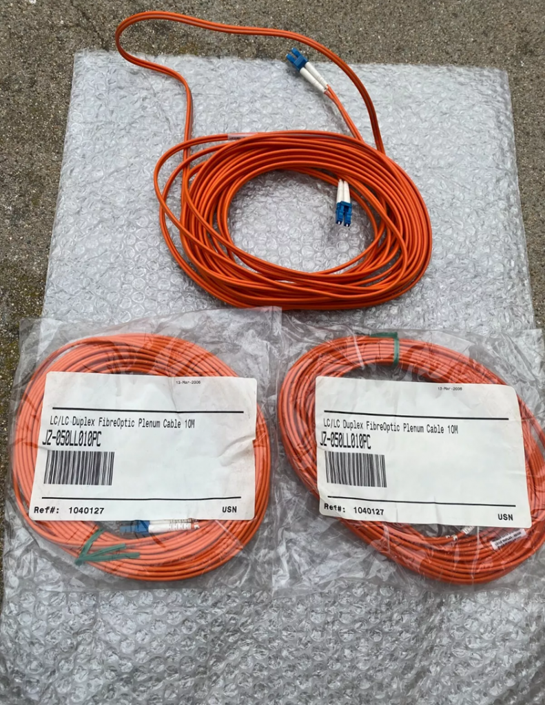Hitachi Data Systems Jz-050ll010pc Lc/lc Duplex Fiber Optic Plenum ...