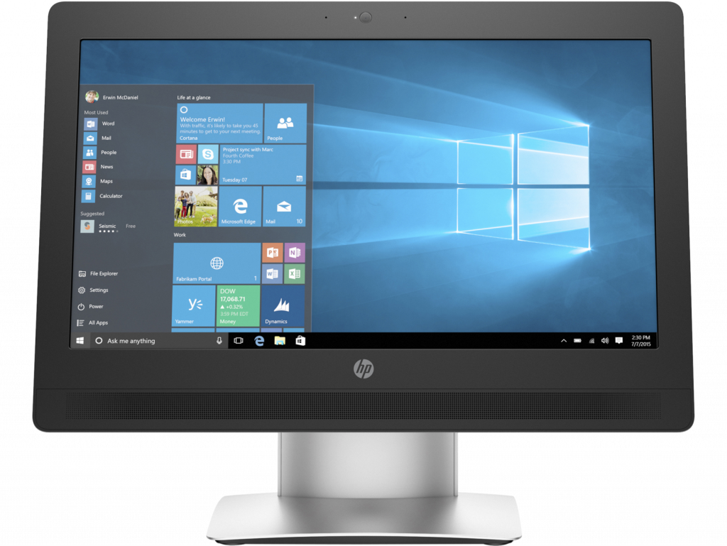 HP ProOne 400 G2 20-in Touch AiO PC (with Wireless Keyboard and Mouse ...